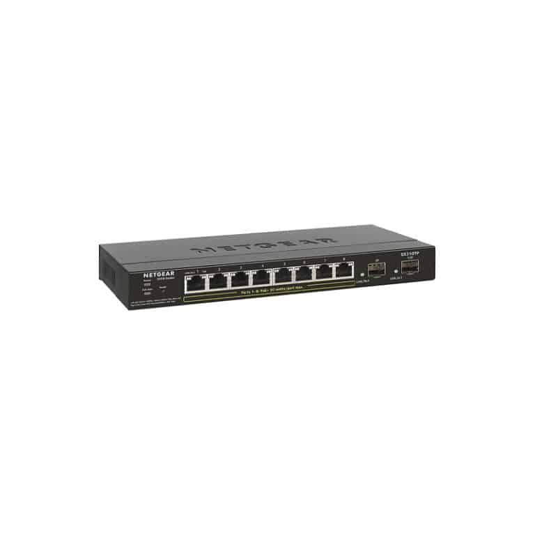 GS310TP — NETGEAR® S350 Series 8-Port Gigabit PoE+ Ethernet Smart ...