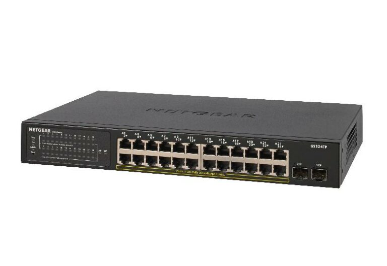 Netgear GS324TP — 24-Port Gigabit Ethernet PoE+ Smart Switch with 2 ...